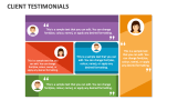 Client Testimonials PowerPoint and Google Slides Template - PPT Slides