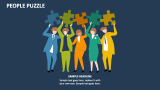 People Puzzle PowerPoint and Google Slides Template - PPT Slides