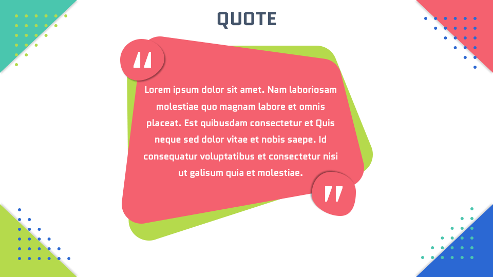 Free Geometric Papercut Presentation Theme for Google Slides and PowerPoint