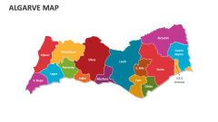 Algarve Map for Google Slides and PowerPoint - PPT Slides