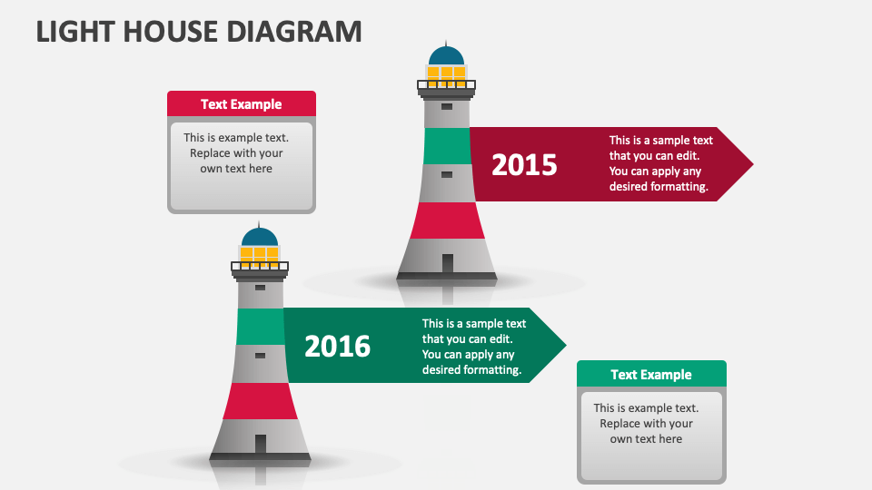 Light House Diagram Template for PowerPoint and Google Slides - PPT Slides