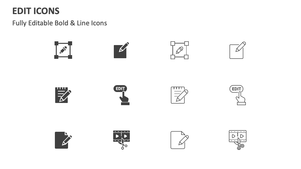 Edit Icons for Google Slides and PowerPoint