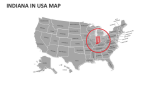 Indiana Map for Google Slides and PowerPoint - PPT Slides