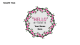Name Tag for Google Slides and PowerPoint