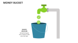 Money Bucket PowerPoint and Google Slides Template - PPT Slides