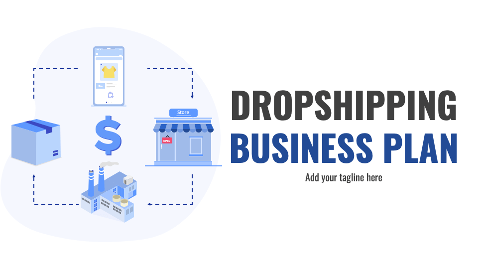 Dropshipping Business Plan PowerPoint and Google Slides Template - PPT Slides