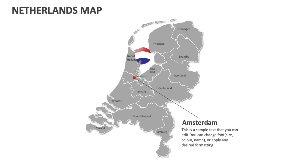 Netherlands Map for Google Slides and PowerPoint - PPT Slides
