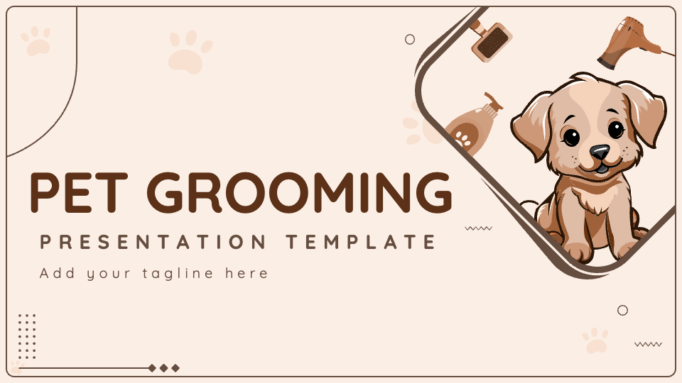 Free Pet Grooming Presentation for Google Slides and PowerPoint