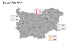 Bulgaria Map for Google Slides and PowerPoint - PPT Slides