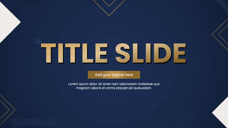 Free Title Slides Template for Google Slides and PowerPoint