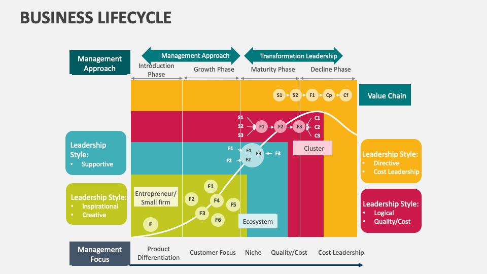 Business Lifecycle Template for PowerPoint and Google Slides - PPT Slides