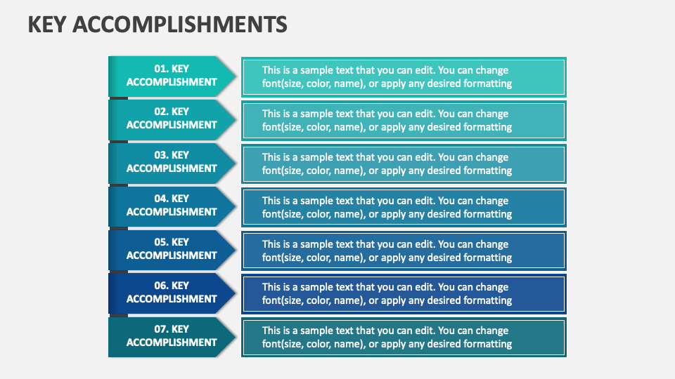 Key Accomplishments PowerPoint and Google Slides Template - PPT Slides