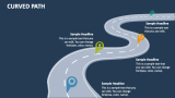 Curved Path PowerPoint and Google Slides Template - PPT Slides