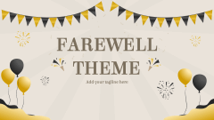 Free Farewell Theme for Google Slides and PowerPoint