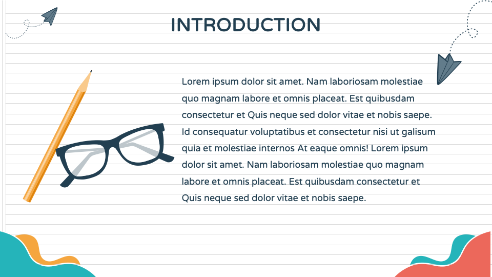 Free Online Notebook Presentation Theme for Google Slides and PowerPoint