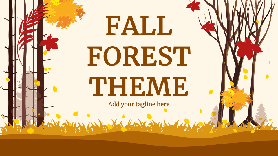 Fall Forest Theme for PowerPoint and Google Slides - PPT Slides