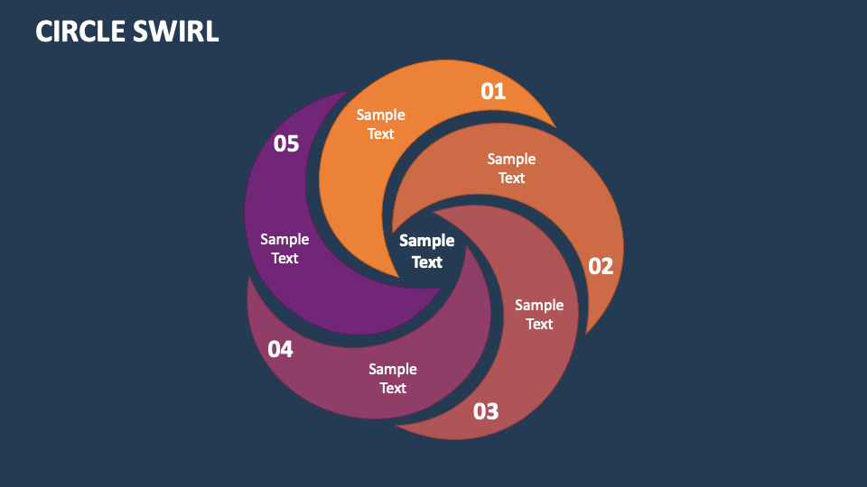 Circle Swirl PowerPoint and Google Slides Template - PPT Slides