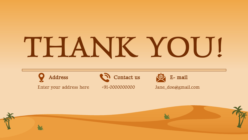 Free Desert Theme for Google Slides and PowerPoint