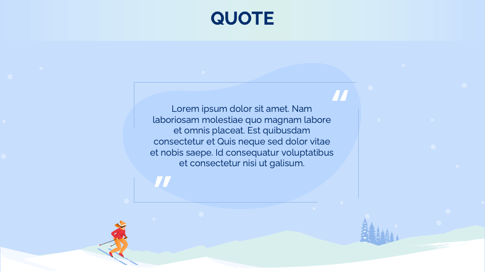 Free Skiing Presentation Theme for Google Slides and PowerPoint