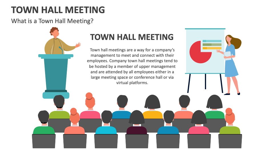 Town Hall Meeting PowerPoint and Google Slides Template - PPT Slides