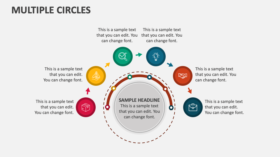 Multiple Circles PowerPoint and Google Slides Template - PPT Slides