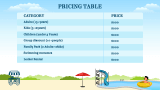 Free Water Park Presentation Theme for Google Slides and PowerPoint