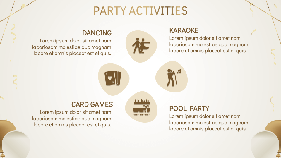 Free 21st Birthday Presentation Template for Google Slides and PowerPoint