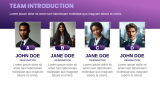 Free Team Introduction Template for Google Slides and PowerPoint