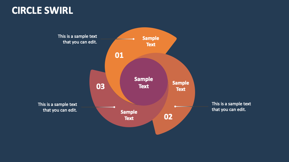 Circle Swirl PowerPoint and Google Slides Template - PPT Slides