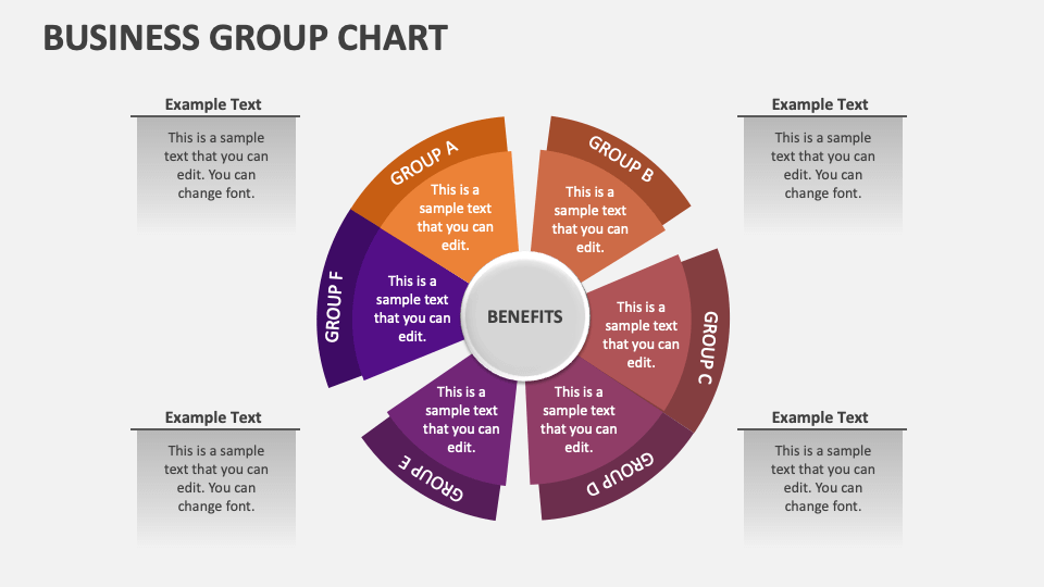 Business Group Chart Template for PowerPoint and Google Slides - PPT Slides