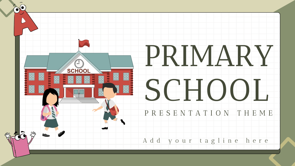 Free - Primary School Presentation Theme for Google Slides and ...