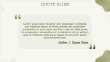 Minimal Green Presentation for Google Slides and PowerPoint