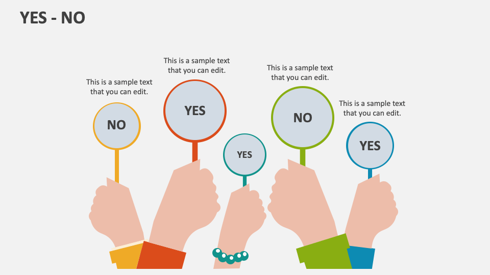 Yes or No PowerPoint and Google Slides Template - PPT Slides