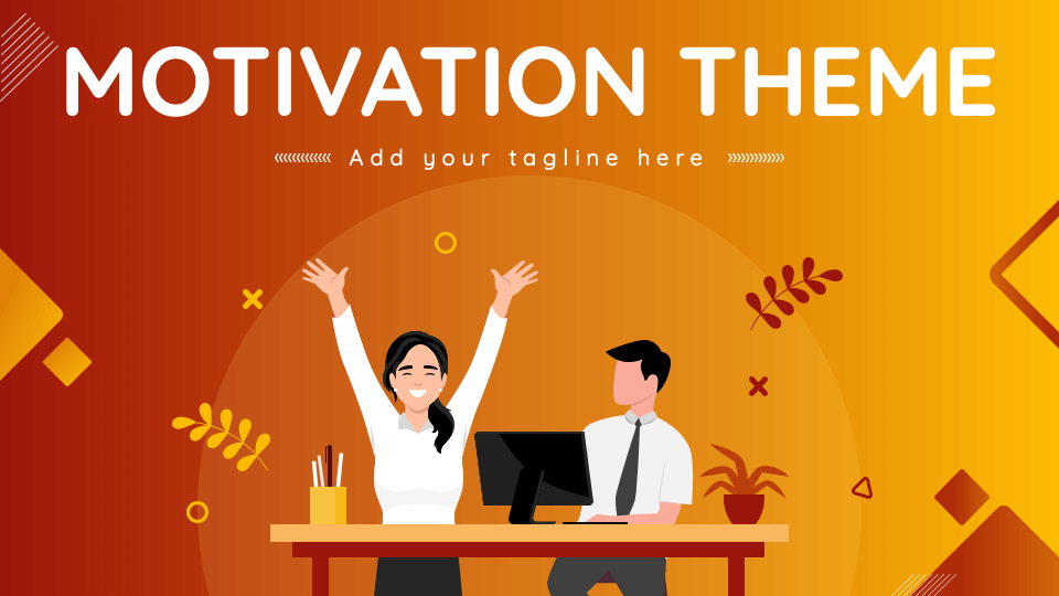 Free Motivation Presentation Theme for Google Slides and PowerPoint