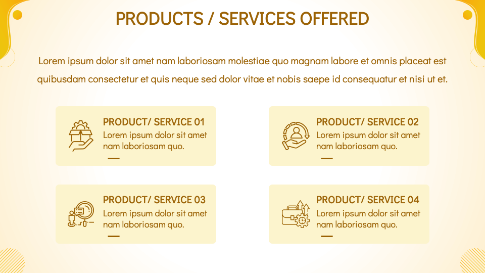 Aesthetic Yellow Background Presentation Theme for Google Slides and ...