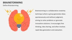 Brainstorming Template for PowerPoint and Google Slides - PPT Slides