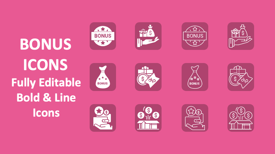 Bonus Icons for PowerPoint and Google Slides - PPT Slides