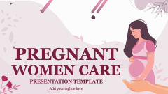 Free Pregnant Women Care Template for Google Slides and PowerPoint
