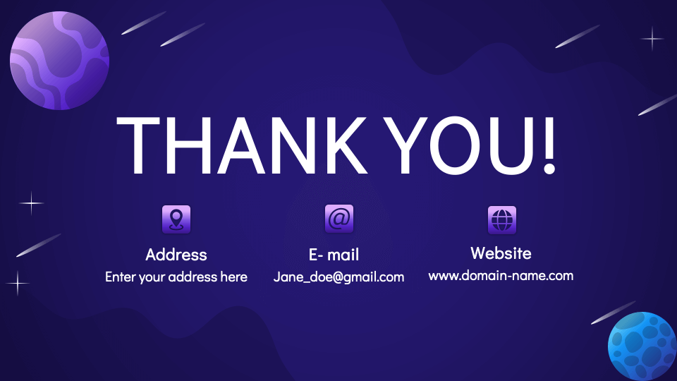 Free Galaxy Presentation Theme for Google Slides and PowerPoint