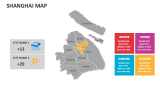 Shanghai Map for Google Slides and PowerPoint - PPT Slides