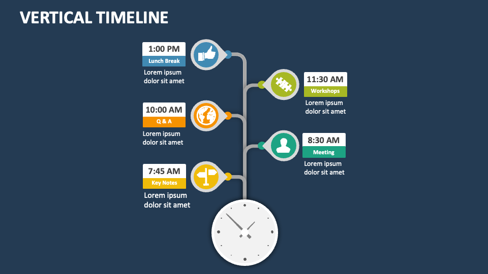 Vertical Timeline Template for PowerPoint and Google Slides - PPT Slides