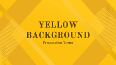 Yellow Presentation Background Theme for PowerPoint and Google Slides ...