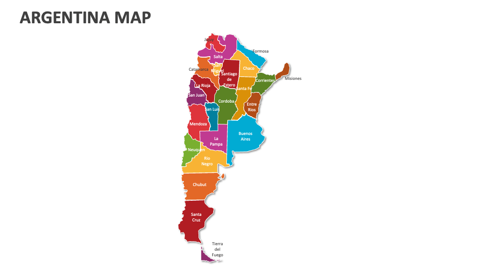 Argentina Map Powerpoint