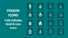 Poison Icons for Google Slides and PowerPoint