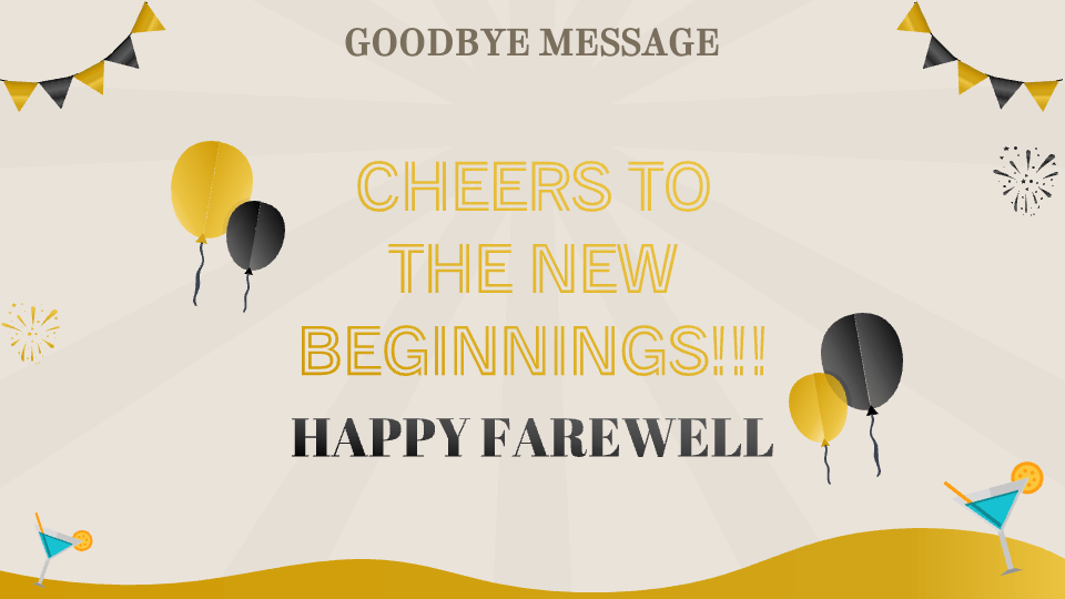 Free Farewell Theme for Google Slides and PowerPoint