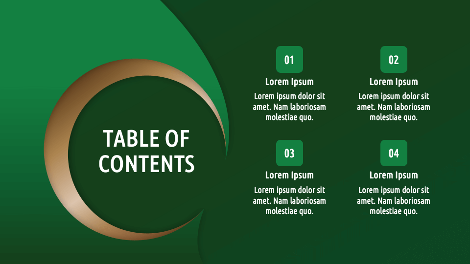 Green Background Presentation Theme for PowerPoint and Google Slides ...