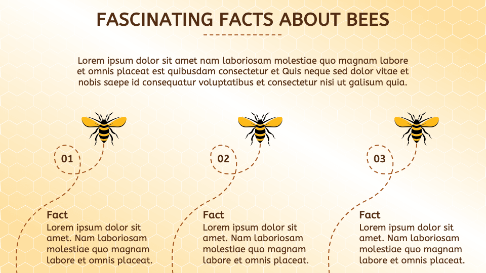 Free Bee Presentation Theme for Google Slides and PowerPoint