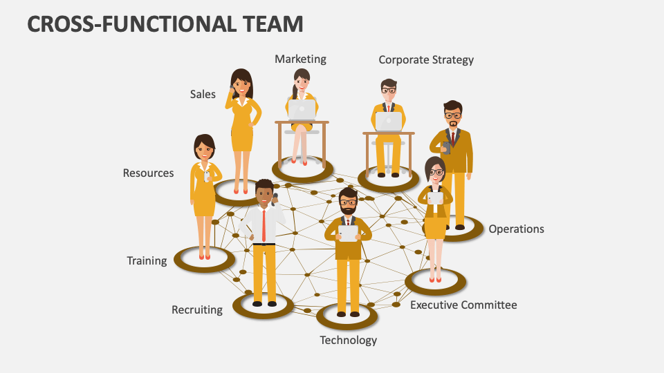 Cross-Functional Team Template for PowerPoint and Google Slides - PPT Slides