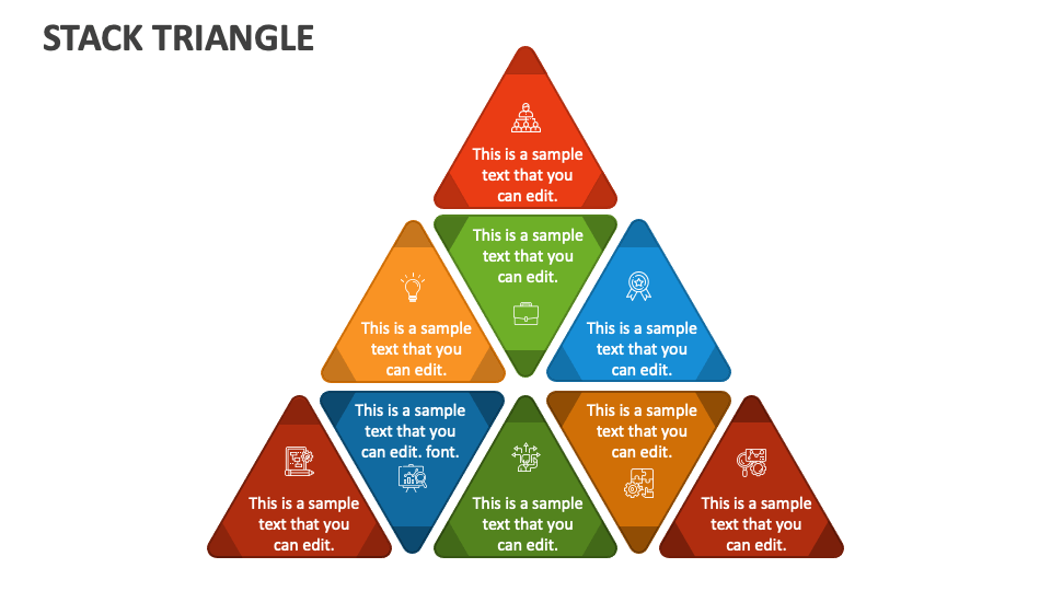 Stack Triangle PowerPoint and Google Slides Template - PPT Slides