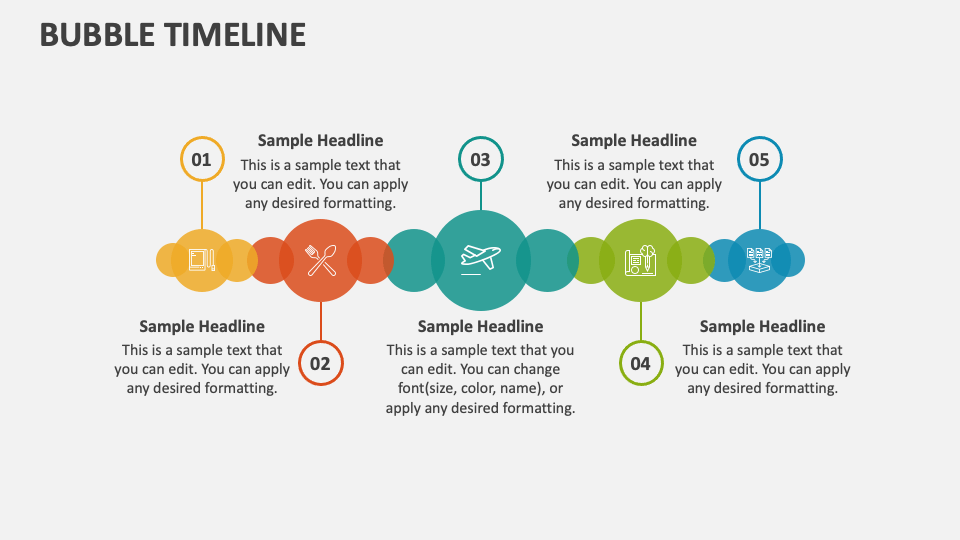 Bubble Timeline PowerPoint and Google Slides Template - PPT Slides